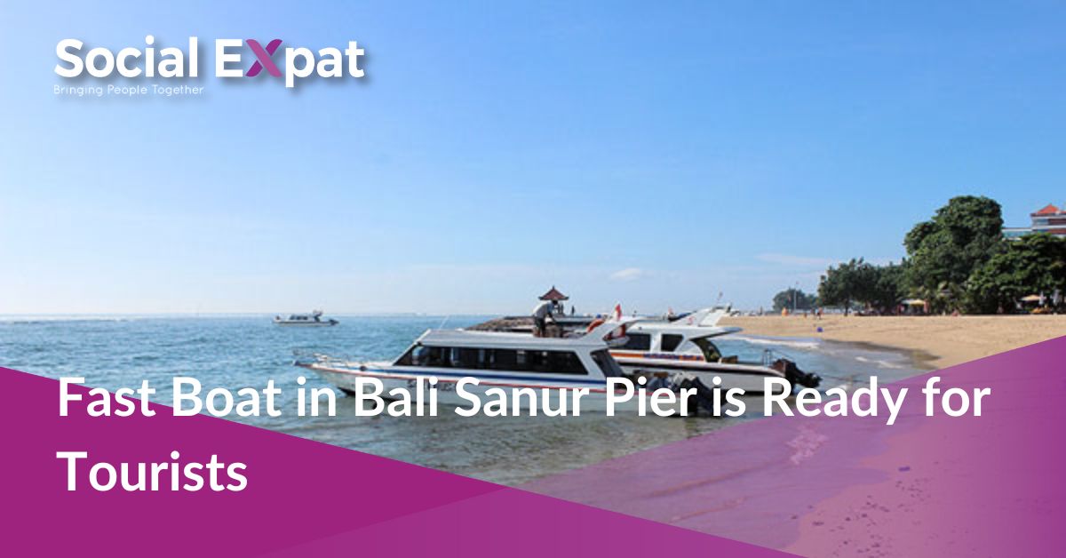 Fast Boat in Bali Sanur Pier is Ready for Tourists