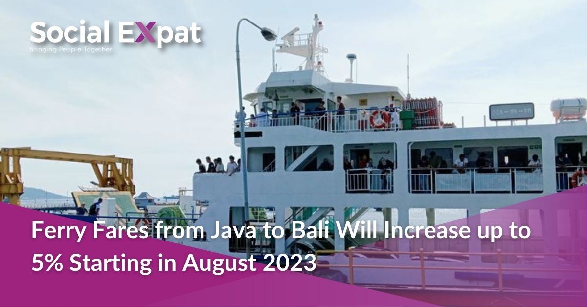 Ferry Fares from Java to Bali Will Increase up to 5% Starting in August ...