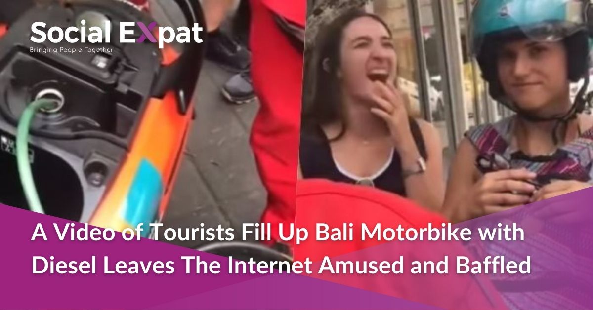 A Video of Tourists Fill Up Bali Motorbike with Diesel Leaves The ...