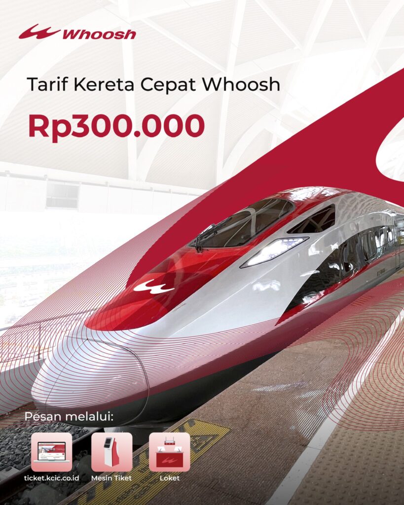 Indonesia's 'Whoosh' Bullet Train Officially Launched, Ticket Starts ...