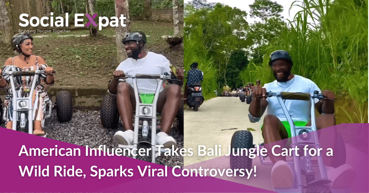 American Influencer Takes Bali Jungle Cart for a Wild Ride, Sparks ...