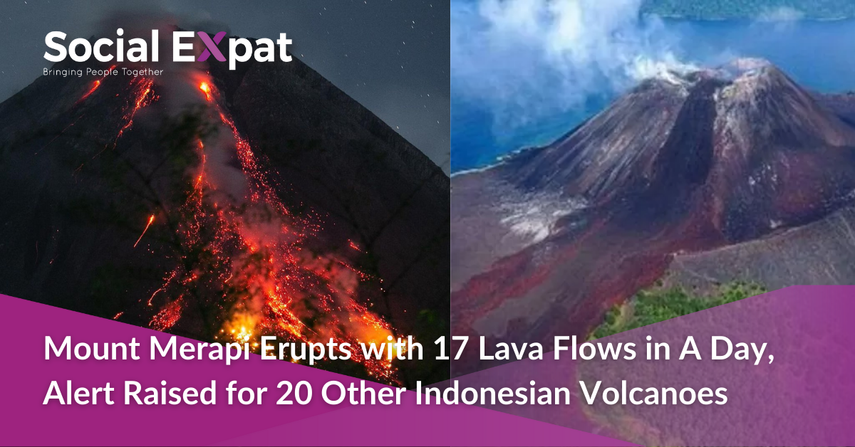 Mount Merapi Erupts with 17 Lava Flows in A Day, Alert Raised for 20 ...