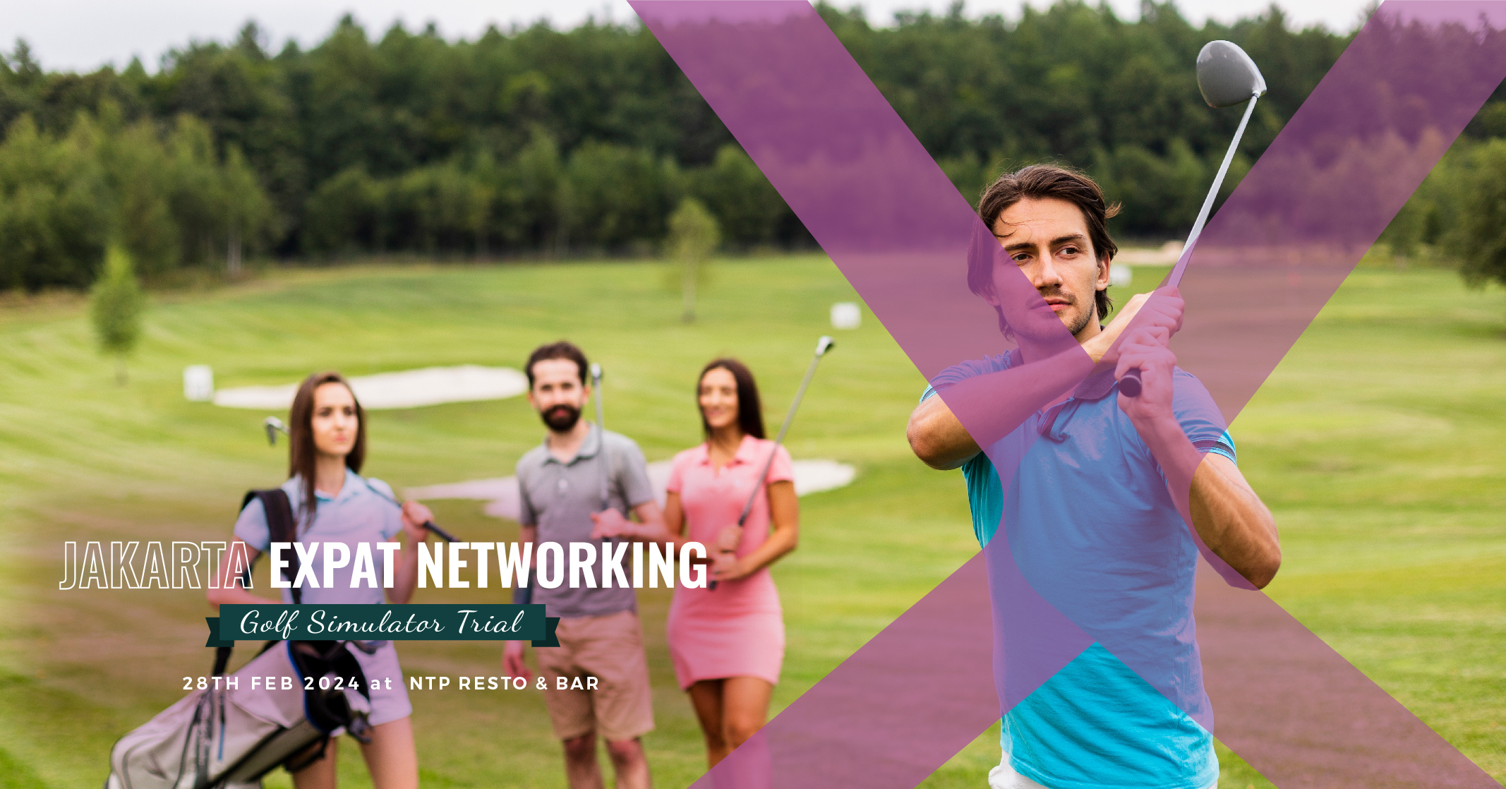 Jakarta Expat Networking, Golf Simulator Trial at NTP Resto & Bar, SIM ...