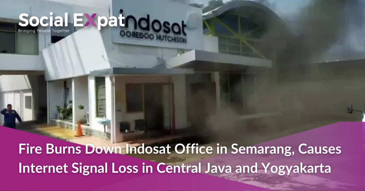 Fire Burns Down Indosat Office in Semarang, Causes Internet Signal Loss ...