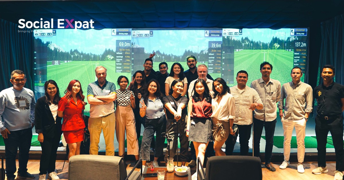 Jakarta Expat Networking, Golf Simulator Trial at NTP Resto & Bar, SIM ...