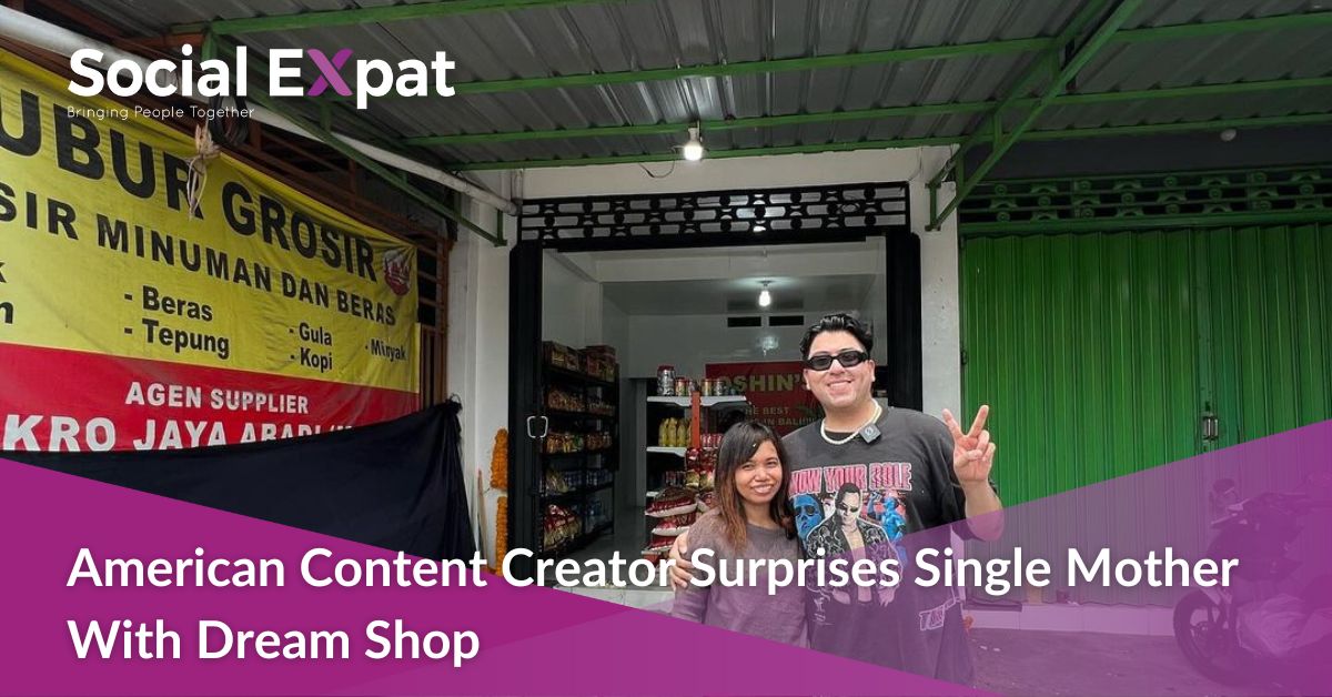 American Content Creator Surprises Single Mother With Dream Shop
