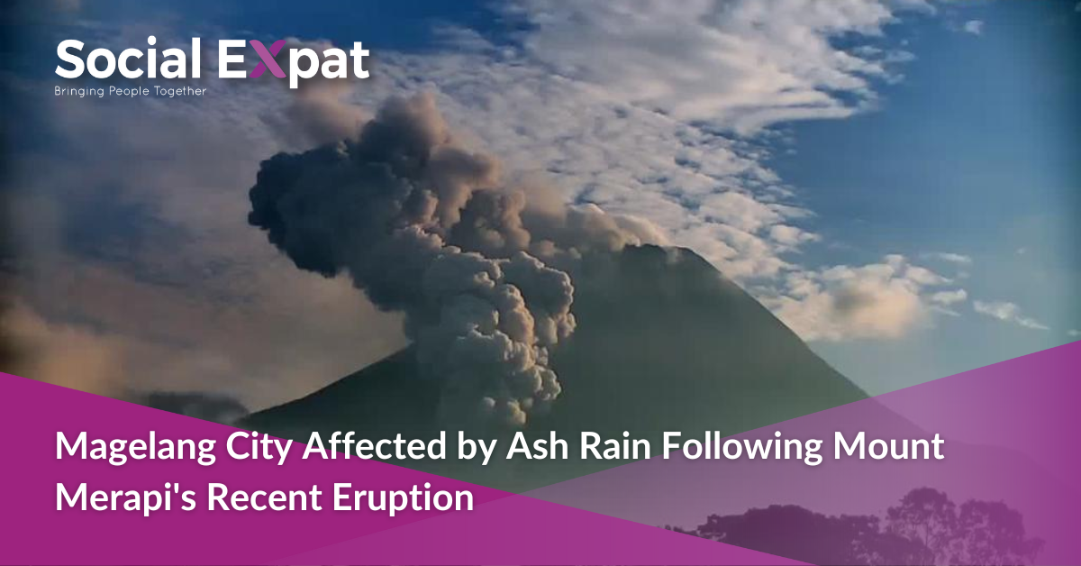 Magelang City Affected by Ash Rain Following Mount Merapi's Recent ...