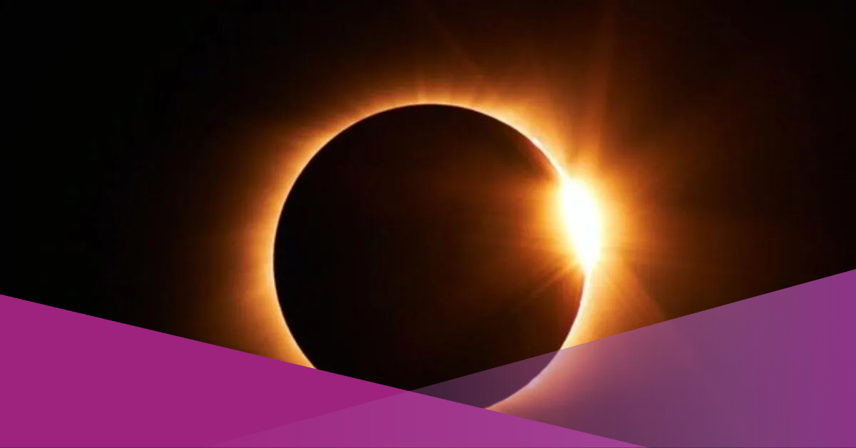 A Rare Celestial Moment of Full Solar Eclipse and Solar Flare on 8th ...