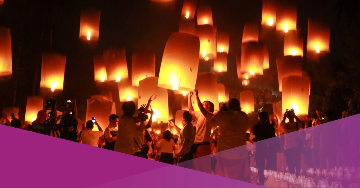Understanding the Lantern Release Tradition on Vesak Day in Borobudur