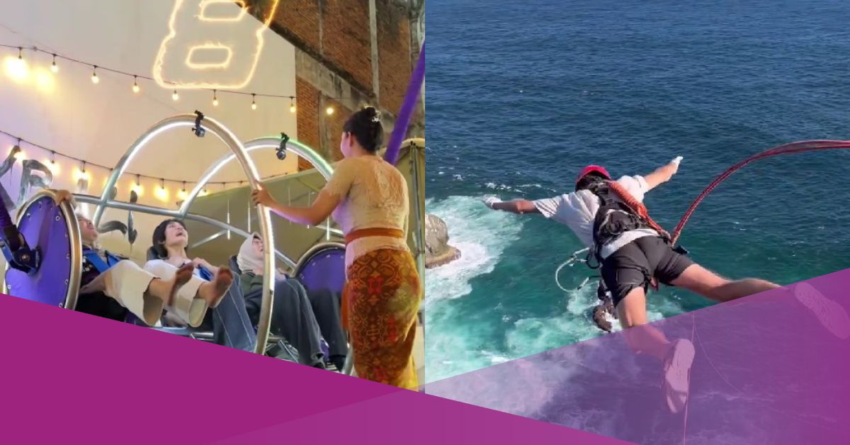 Viral Video Highlights Bali's Extreme Rides from Slingshots to Bungee