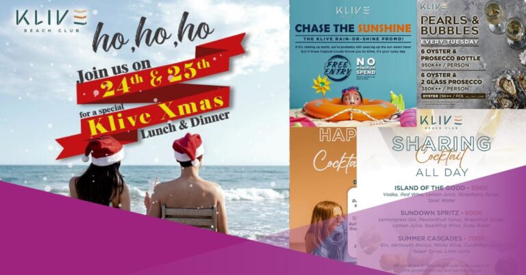 December Deals at Klive Beach Club in Bali You Don't Wanna Miss in 2024 ...