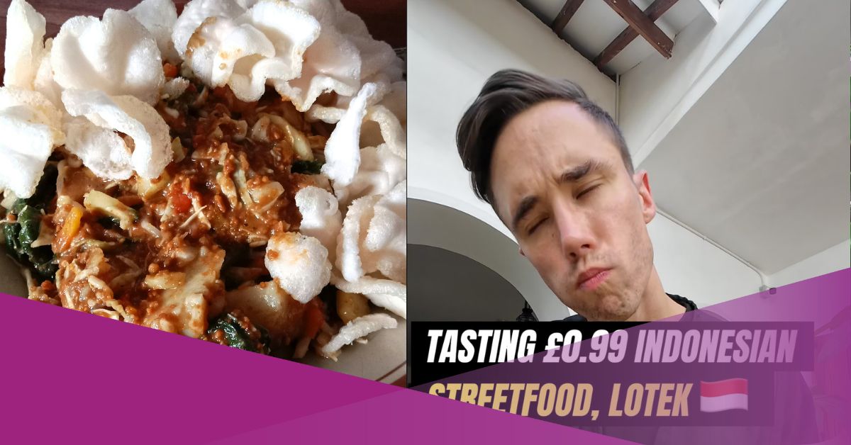 A Foreigner Tried Lotek, an Indonesian Street Food Salad