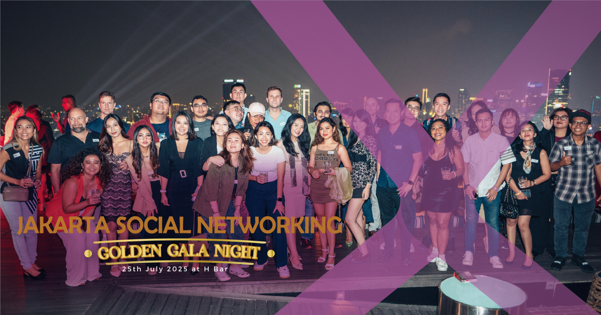 Jakarta Expat Social Networking: Golden Gala Night at H Bar SCBD | Social Expat