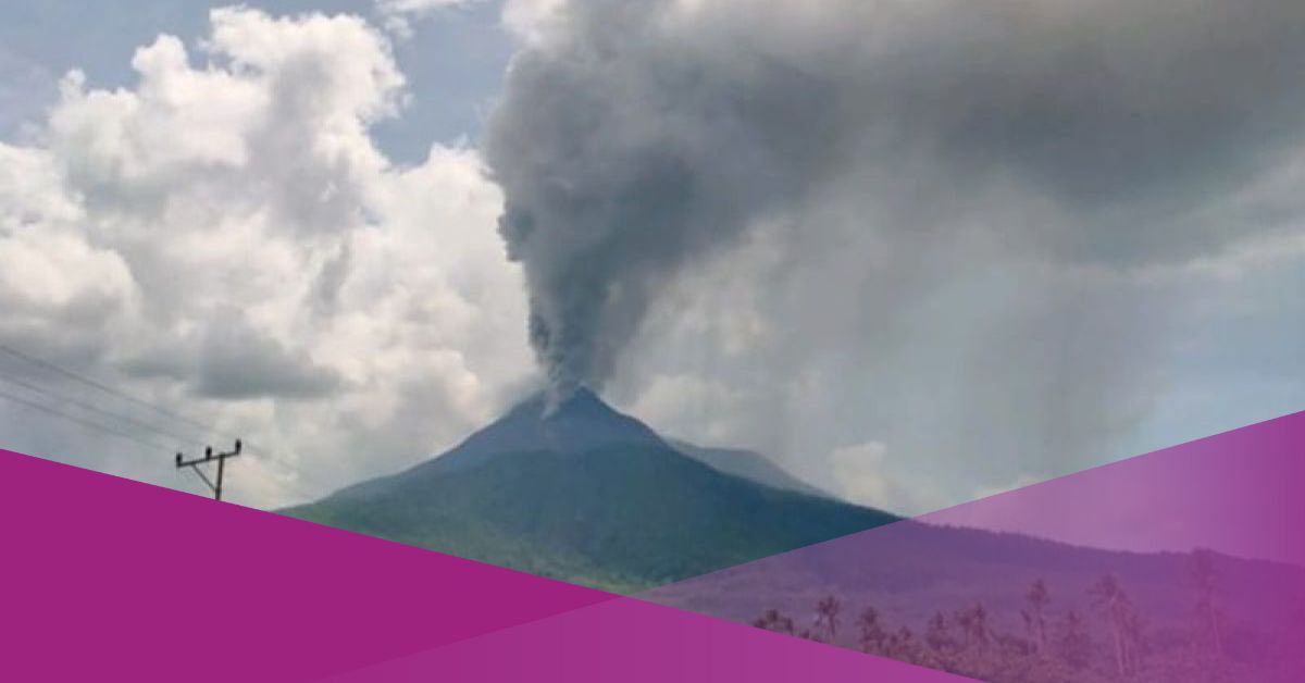 Eruption of Mount Lewotobi Causes Flight Cancellations in Kupang and ...